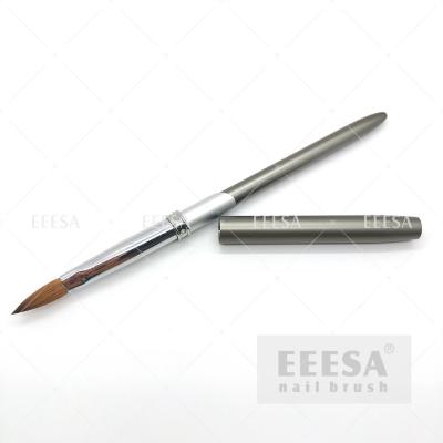 Cina Nessuna penna di alluminio della spazzola dell'unghia del manico di spazzola acrilica dell'unghia dei capelli della tettoia in vendita