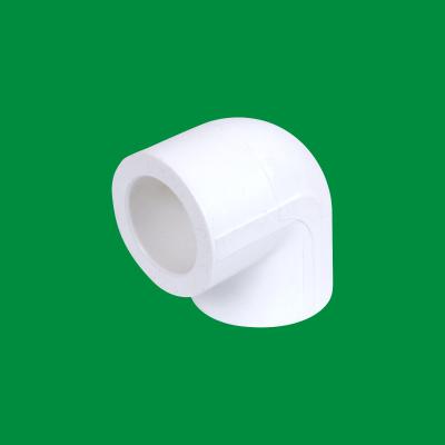 China Injection Molding PPR Elbow Fittings PPR Plastic 90 Degree Elbow DN50mm 63mm for sale