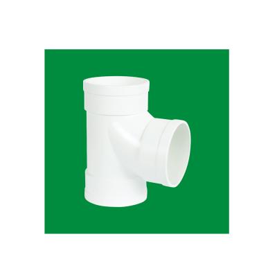 China High Temperature Resistance PVC Pipe Fittings Cpvc Tee Elbow Customization DN90mm for sale