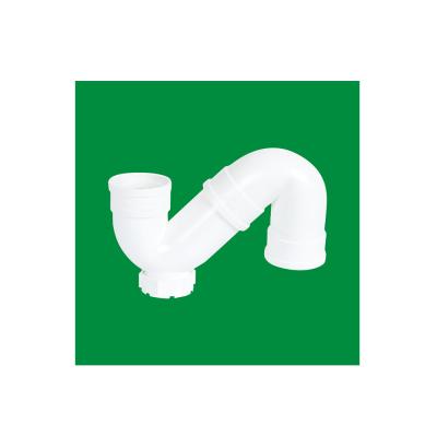 China Non Toxic Pvc Pipe Fittings P Type S Trap Sewer Fittings DN110mm For Commercial Building for sale