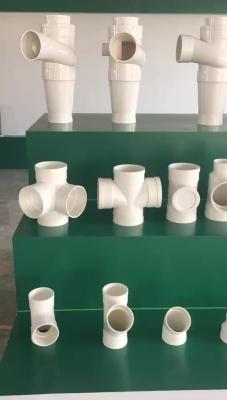 China High Quality PVC Sewer Pipe Fittings Oblique Three Way Drainage Pipe Tee Dn160mm for sale