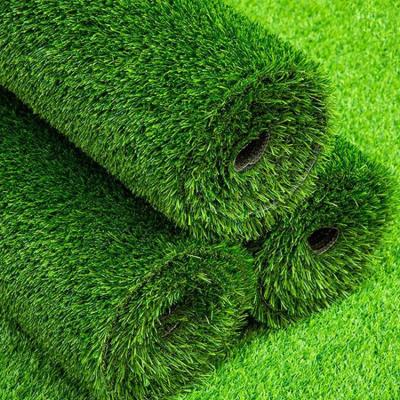 China Decorative Eco Friendly Simulated Landscape Grass Turf Outdoor Garden Artificial Lawn for sale