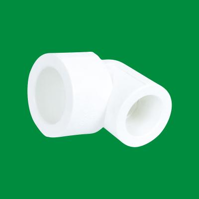 China Residential Building Dn25mm PPR Pipe Fittings Elbow Tee Easy Installation for sale