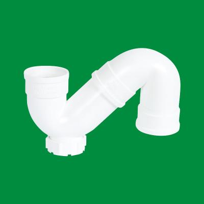 China Customized PVC Pipe Fittings UPVC S Trap Strong Tensile Force For Building Water Supply System for sale
