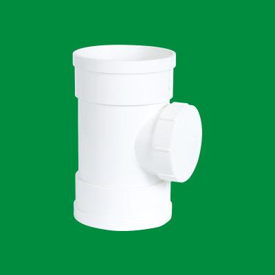 China Hot Selling Pvc Drainage Pipe Fittings/Pvc Inspection Three-way Drainage Pipe Fittings for sale