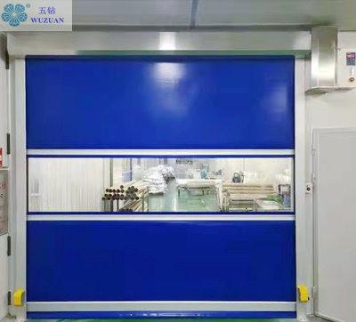 China De industriële van de het Blinddeur van de Douane snel Binnenlandse Automatische Rol van de het Aluminiumhoge snelheid Deur van het Op een hoger niveau weergevenpvc Te koop