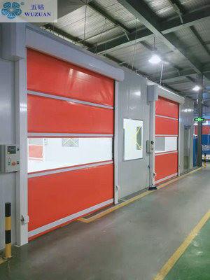China Van de Hoge snelheids Professionele Lage Prijzen van pvc van fabrikantendirect sale Snelle Elektrische het Op een hoger niveau weergevendeur Te koop