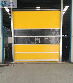 Cina La plastica automatica rotola sulla porta con la porta ad alta velocità del PVC della porta veloce del PVC del sensore radar in vendita
