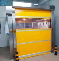 China Automatic IP55 Sew Motor PVC Roller Shutter Doors for sale