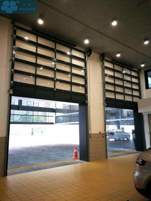 Cina Porte di vetro alte 3m d'acciaio di lusso del garage galvanizzate 2.5mm in vendita