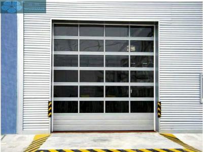 Cina porte di vetro del garage del pannello del policarbonato della ferrovia di 0.326mm 3m in vendita
