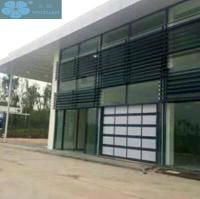 China 2m Panel Glass Panel Garage Doors for sale