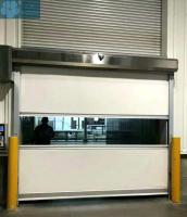 China Automatic IP55 Sew Motor PVC Roller Shutter Doors for sale