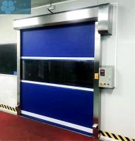China Dust Proof 3000mm Width 1.5mm PVC Roller Shutter Doors for sale