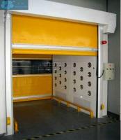 China Double Telecontroller 4000mm Width PVC Roller Shutter Doors for sale
