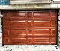China Security 3000mm Width 800N Sectional Overhead Garage Door for sale