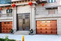 China Double Track Sectional Overhead Garage Door for sale