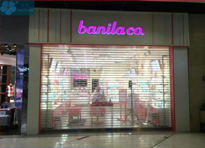 China 2000mm Height Clear Roller Shutters for sale
