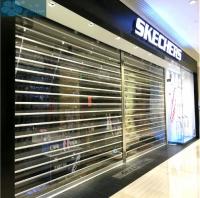 China 4000mm Width 2.2mm PC Panel Aluminum Clear Roller Shutters for sale