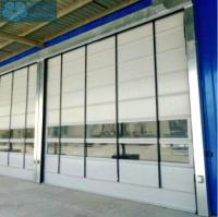 China 220V 0.8m/S Roller Shutter Doors With Transparent Window for sale