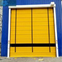China 220V 0.8m/S Roller Shutter Doors With Transparent Window for sale