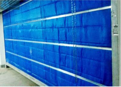 Cina Porta a prova di fuoco blu del garage della tenda 0.25KW di 1.2mm in vendita