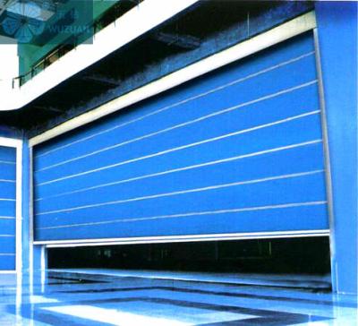 Cina Porta a prova di fuoco blu del garage della tenda 0.25KW di 1.2mm in vendita