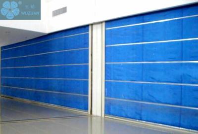 Cina Porta a prova di fuoco blu del garage della tenda 0.25KW di 1.2mm in vendita