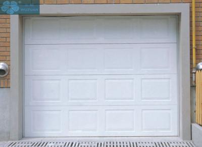 China 435mm PU Foam Insulated Remote Control Sectional Overhead Garage Door for sale