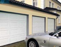 China PU Foaming Overhead Sectional Garage Doors Automatic for sale