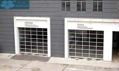 Cina OEM di vetro contemporaneo della porta del garage della parte anteriore sezionale commerciale del deposito in vendita