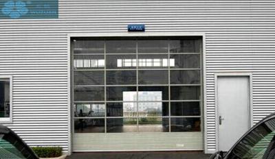 Cina Porta sopraelevata sezionale di vetro organica della struttura della lega di alluminio del pannello in vendita