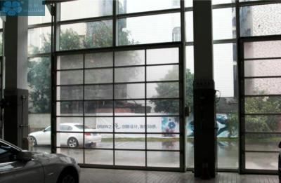 Cina Porte sezionali commerciali di vetro del garage del PC trasparente in vendita