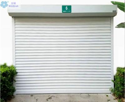 Cina porta su collegata automatica di alluminio del garage della stecca del rotolo di 0.7mm in vendita