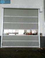 China 0.6m/s Closing Radar Sensor PVC Plastic Roller Shutter Doors With PLC Control System for sale