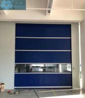 China 0.6m/s Closing Radar Sensor PVC Plastic Roller Shutter Doors With PLC Control System for sale