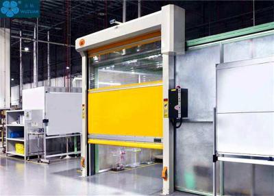 Cina 2m/s che aprono il PVC rapido sopraelevato di azione rotolano sullo sportello 6000x6000mm in vendita