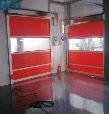 Cina Porta ad alta velocità del PVC di tirata della saracinesca del magazzino della fabbrica di azione rapida industriale del cavo in vendita