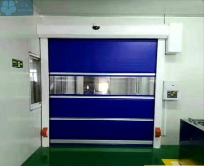 Cina Rotolo industriale di alta velocità di sicurezza sulla porta veloce piegante rapida di plastica automatica dell'otturatore del rullo della porta del PVC in vendita