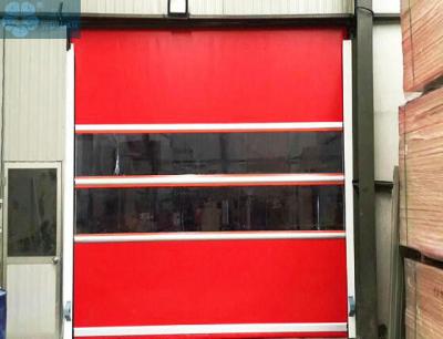 Cina Rotolo di rotolamento del rullo sulla porta ad alta velocità di tirata dell'otturatore del cavo di azione della porta rapida industriale del PVC in vendita