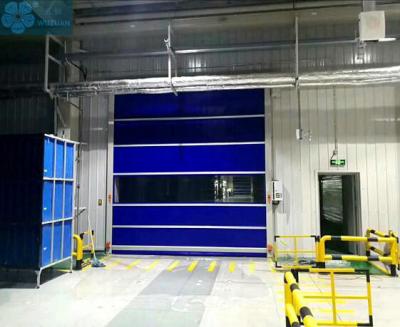 Cina Rotolo di rotolamento del rullo sulla porta ad alta velocità di tirata dell'otturatore del cavo di azione della porta rapida industriale del PVC in vendita