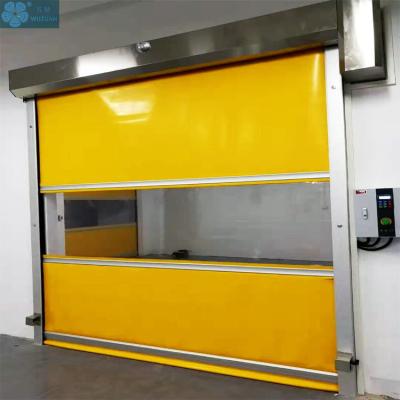 Cina Sportello di rotolamento ad alta velocità di plastica automatico del PVC per il magazzino con la chiara vista in vendita