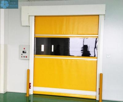 Cina Sportello di rotolamento ad alta velocità di plastica automatico del PVC per il magazzino con la chiara vista in vendita