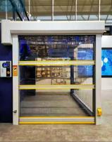 China Transparent Factory Fast Roller Shutter Automatic PVC High Speed Doors for sale
