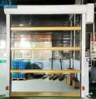 China Transparent Factory Fast Roller Shutter Automatic PVC High Speed Doors for sale