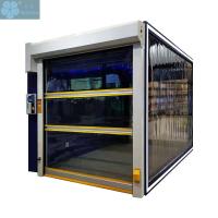China Transparent Factory Fast Roller Shutter Automatic PVC High Speed Doors for sale
