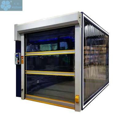 中国 透明な工場速いローラー シャッター自動ポリ塩化ビニールの高速ドア 販売のため