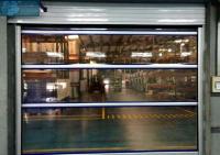 China Transparent Factory Fast Roller Shutter Automatic PVC High Speed Doors for sale
