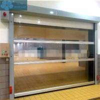 China Transparent Factory Fast Roller Shutter Automatic PVC High Speed Doors for sale