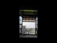 Transparent Glass Overhead Sectional Garage Door